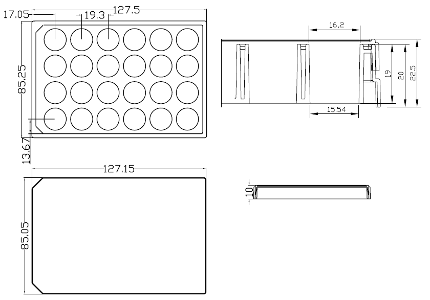  Corning 96 Well Plate Dimensions 